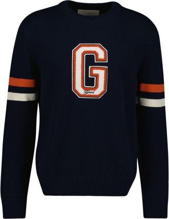 GANT Strickpullover GRAPHIC BADGE Rundhals, regular fit