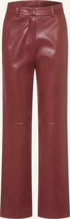 Max Mara Hose Sospiro In Lederoptik rot