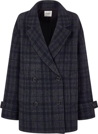 STUDIO TOMBOY Karierter Mantel - Grau