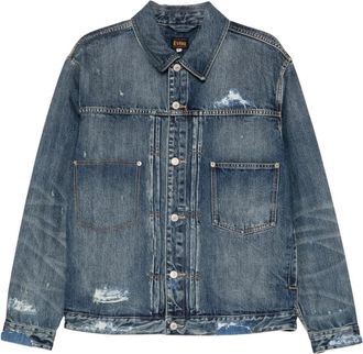 Evisu Daicock Denim Jacket - - Jackets - Herren - Blau - L