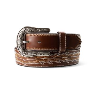 Ariat Womens Casanova Belt in Brown, Size Medium, by Ariat