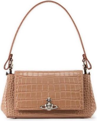 Vivienne Westwood Sac port&eacute; &eacute;paule peau de crocodile en cuir