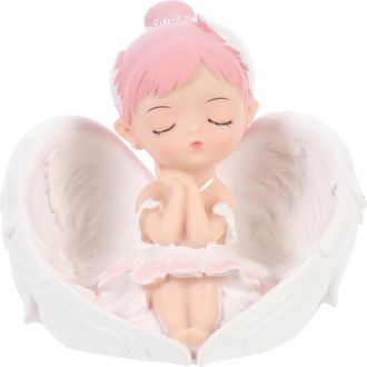 PartyKindom Ballettmädchen-skulptur Aus Kunstharz Dekoratives Mädchen-Ornament Für Zuhause Schreibtisch-Accessoires Auto-innendekoration Rückspiegel-dekor