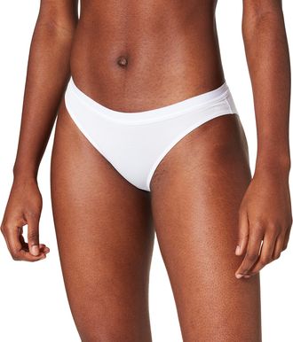 Odlo Damen Unterhose SUW Bottom Brief ACTIVE F-DRY LIGHT, white, S, 140951