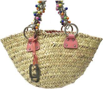 Dolce & Gabbana Crossbody Bags - DOLCE & GABBANA HANDTASCHE HANDTASCHE MIT BASKETBA - Gr. unisize - in Beige - f&uuml;r Damen