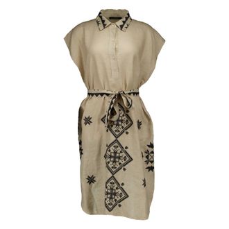 Greek Archaic Kori Femme, Robes, Beige, Taille: 40 FR Greek Archaic Kori 2143140 Jurken Beige S26k-2143140