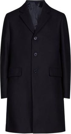 Au Printemps Paris Manteau col tailleur en laine et cachemire m&eacute;lang&eacute;s