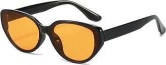 Generic Lunettes De Soleil Carr&eacute;es For Hommes, Vacances, Sport, Femmes, Monture Large(Orange)