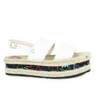 Love Moschino Flache Sandalen - - Shoes - Damen - Wei&szlig; - 39 EU
