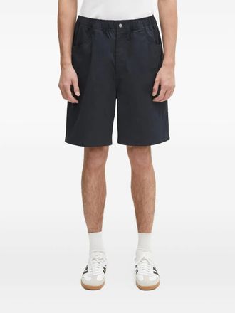 Norse Projects bermuda à taille élastiquée - Noir