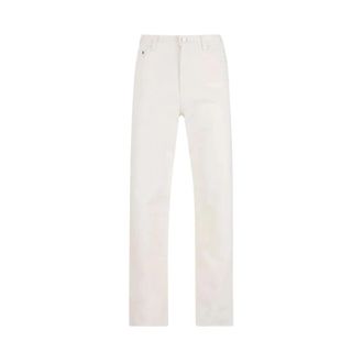 Gucci Denimhose mit Metalldetail im Horsebit-Stil - - Jeans - Damen - Wei&szlig; - W33