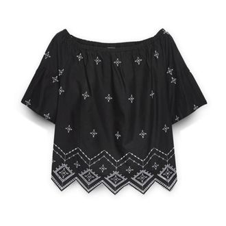 Fiorella Rubino Damen, Blusen & Hemden, Schwarzk, LGr&ouml;&szlig;e