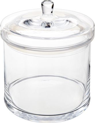 Leonardo Leonardo Dose Top, 2,8 l, Höhe 20 cm, Durchmesser 18 cm, handgefertigtes Klarglas, 031305