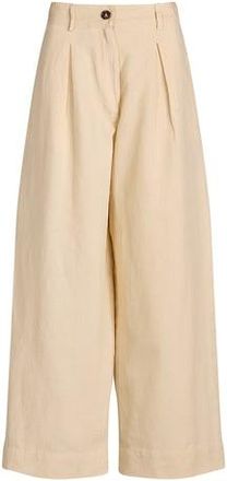 Louise Misha Pantalon ample Federica en lin et coton