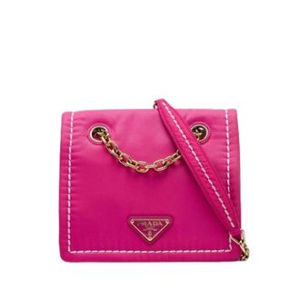 Prada Sac bandouli&egrave;re vintage doccasion - Femme - Pre-owned - Rose - Taille: ONE Size