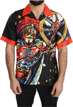 Dolce & Gabbana Multicolor Seidenhemd Casual Elegance - - Shirts - Herren - Mehrfarbig - S