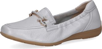 Caprice Damen Slipper aus Leder mit Schnalle, Lila (Lt.Blue Pe.Dee), 36 EU
