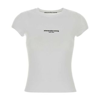 Alexander Wang Femme, Tops, Blanc, Taille: 36 FR T-Chemises