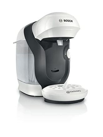 Bosch Machine &agrave; Caf&eacute; Tassimo Style, TAS1104, plus de 40 boissons chaudes, OneTouch, caf&eacute;ti&egrave;re &agrave; dosettes, format compact, Intellibrew, blanc