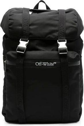 Off-white Homme, Sacs, Noir, Taille: ONE Size Outdoor Nylon Backpack