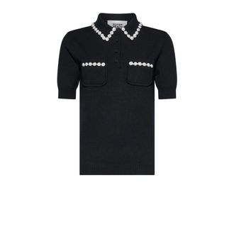 Silvian Heach Damen, Oberteile, Schwarzk, XSGr&ouml;&szlig;e