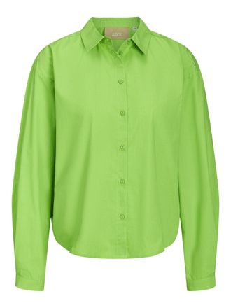 Jack & Jones Damen JJXX JXMISSION LS Relax Shirt NOOS Langarmshirt, Green Flash, XS