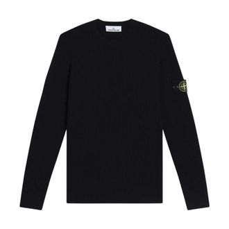 Stone Island Stilvolle Pullover mit Rundhalsausschnitt - - Knitwear - Herren - Blau - XL