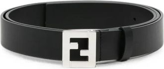 Fendi FF Logo G&uuml;rtelschnalle - - Accessories - Herren - Schwarzk - 95 CM