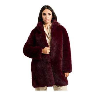 iBlues Femme, Vestes, Rouge, Taille: 42 FR Iblues Manteaux Red