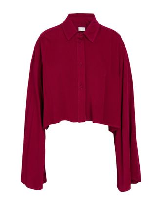 8 by YOOX VISCOSE TRUMPET SLEEVE SHIRT