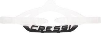 Cressi Unisex-Adult Strap for Professional Scuba Mask Series C Clear/Black Original Kopfband Tauch und Schnorchelmasken, Klar/Schwarz, Standard