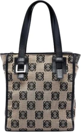Loewe Sac cabas Pre-owned - Femme - Pre-owned - Beige - Taille: ONE Size