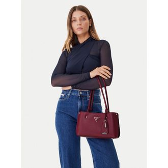 Guess Handtasche Guess Maridian II HWBG69 74090 Dunkelrot