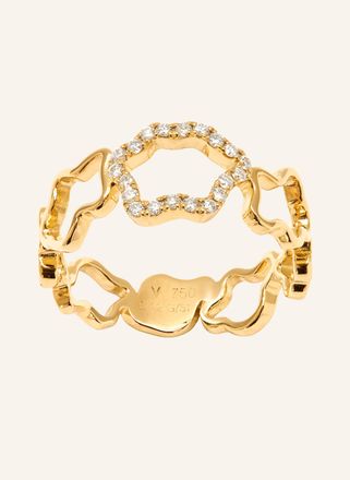 Vieri Vieri Ring Wolken Silhouetten Brillanten gold
