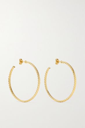 David Yurman Cable Spira Creolen Aus 18 Karat Gold