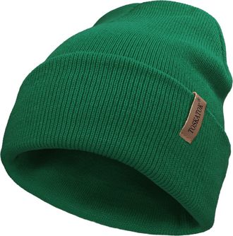 TOSKATOK Unisex Damen Soft Feel aufdrehen oder Slouch Strickm&uuml;tze Hut warme Winter Wollm&uuml;tze