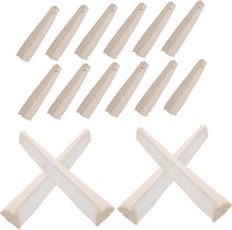 NUOBESTY 1 Box Ofen Wärmekegel Keramik Ofenkegel Ofen Brennkegel Wärmetestkegel Brennkegel Für Gasöfen Khaki