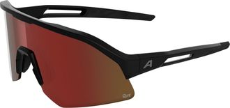 Alpina SONIC HR M Q-LITE, Sportbrille f&uuml;r Erwachsene, black matt (red)