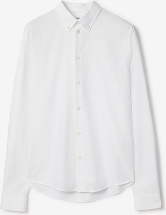 Burberry Chemise Oxford slim en coton, Size: XXXL