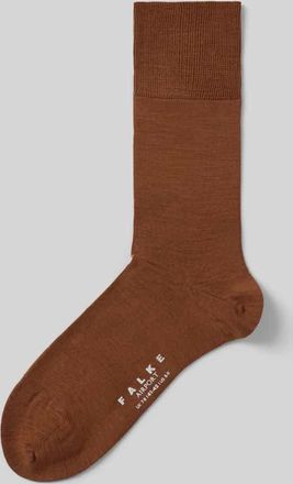 Falke Socken aus elastischem Schurwolle-Mix mit Baumwoll-Anteil