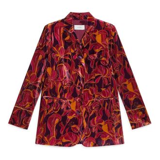 Maliparmi Bordeaux Rosa Jacke - - Jackets - Damen - Mehrfarbig - M