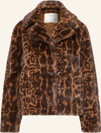 Yerse Yerse Kunstfell-Jacke twiggy45 braun