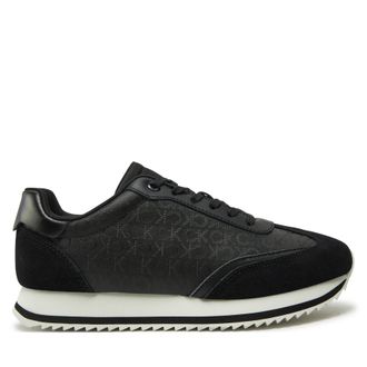 Calvin Klein Sneakers Calvin Klein Runner Lace Up - Mono Mix HW0HW02294 Schwarz