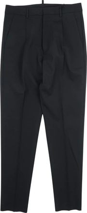 Dsquared2 Homme, Pantalons, Noir, Taille: XL One Pleat Wool Pant