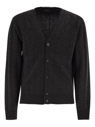PESERICO Cardigan mit V-Ausschnitt - Grau