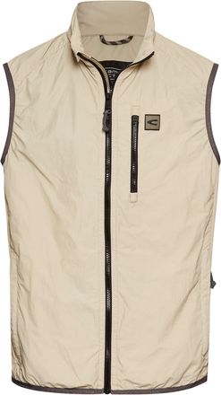 Camel Active Herren Outdoorweste mit Stehkragen Beige, menswear-50