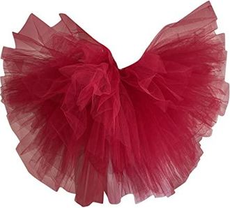 Generic Jupes tutu en tulle pour femme, style ann&eacute;es 50, classique, carnaval, rockabilly, jupe &agrave; bulles multicouche, accessoires &eacute;lastiques d&eacute;contract&eacute;s pour 