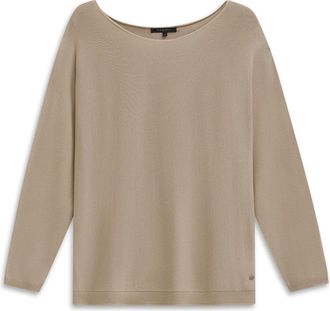 Bugatti Homme, Pulls, Beige, Taille: S Pull ras du cou en maille de viscose &eacute;lastique