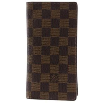 Louis Vuitton Portefeuille &agrave; billets (bi-fold) Pre-owned - Homme - Pre-owned - Brun - Taille: ONE Size