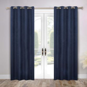 Superior Neal 100% Verdunkelungsvorh&auml;nge, strukturiertes Design, 132,1 x 243,8 cm, mit &Ouml;sen, w&auml;rmeisoliert, sonnenblockierend und raumverdunkelnde Vorh&auml;nge f&uuml;r